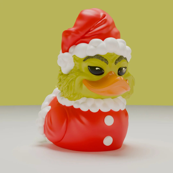 Official The Grinch: Santa Grinch (Mini) | Collectible Rubber Ducks